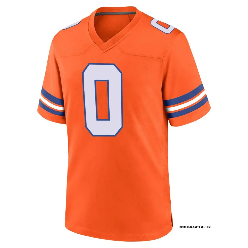Game Orange Men's Mario Goodrich Denver Broncos Alternate Mile High ...