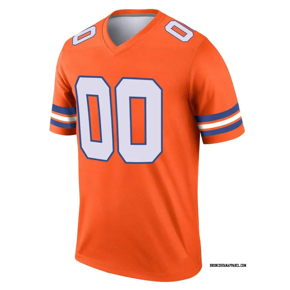 Legend Orange Men's Custom Denver Broncos Alternate Mile High ...